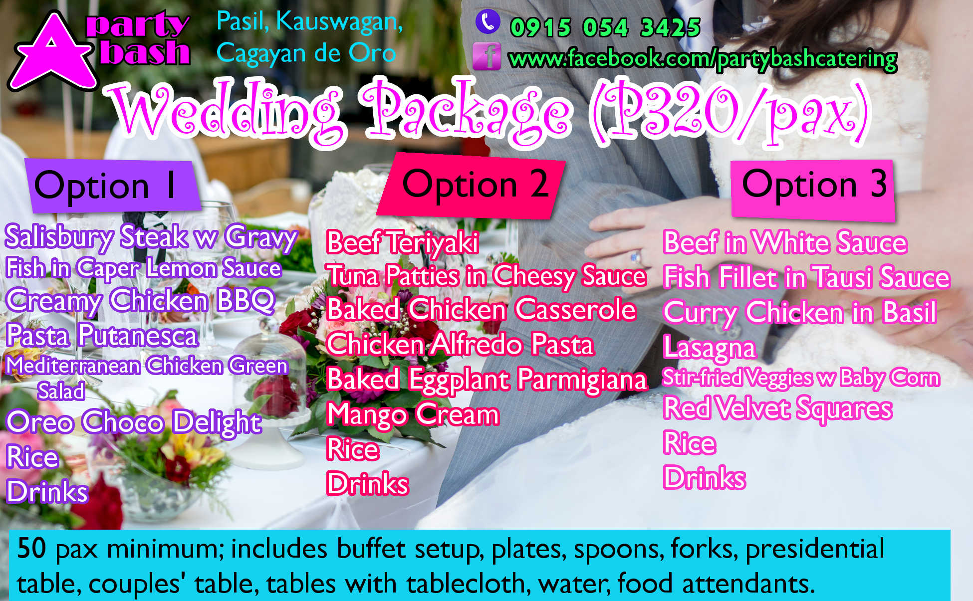 Wedding Package - Partybash - 100% Customizable